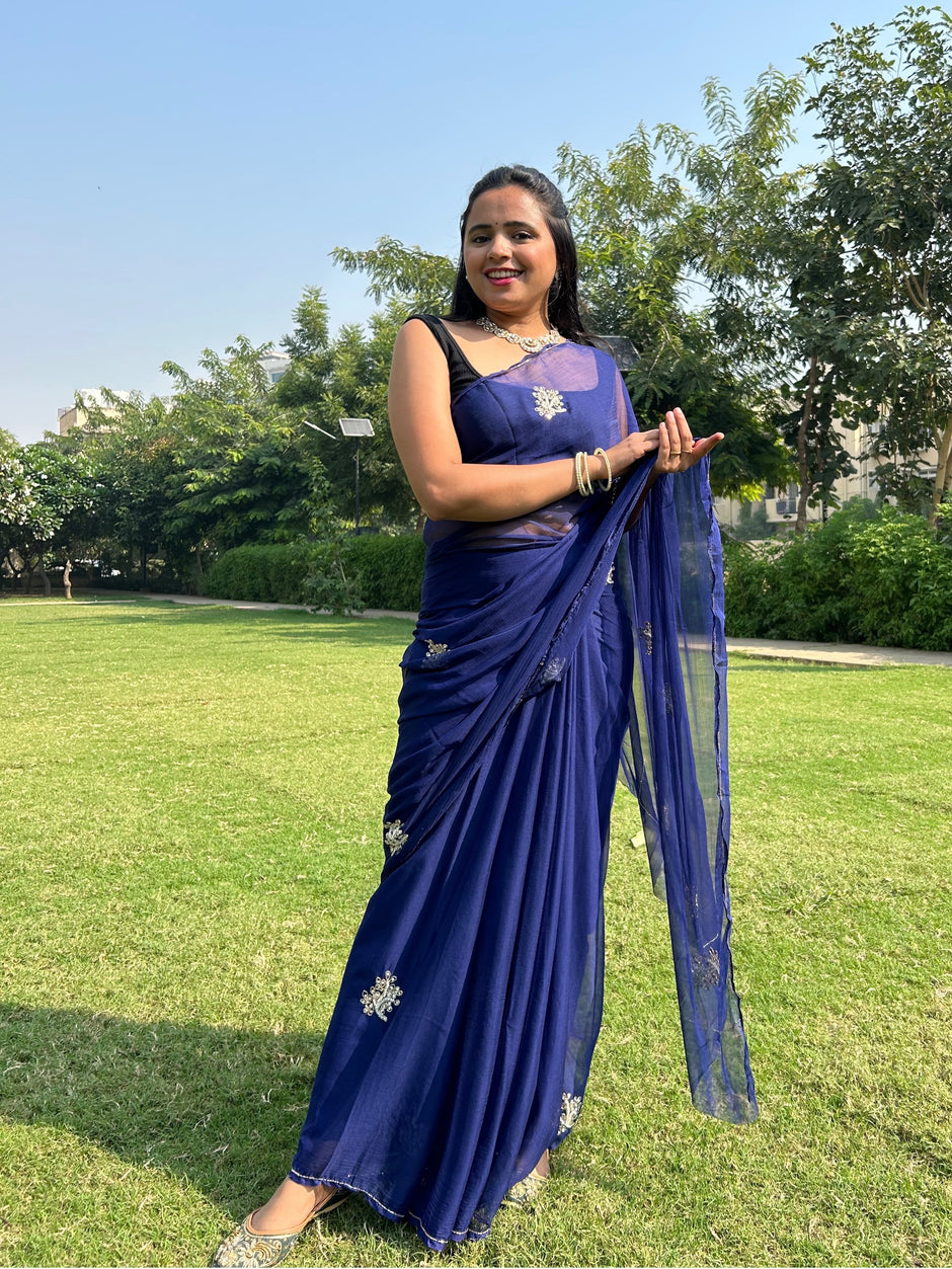 Latest farewell saree for school and college girls – Anorah